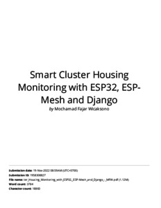 Smart Cluster Housing Monitoring with ESP32, ESP-Mesh and Django ...